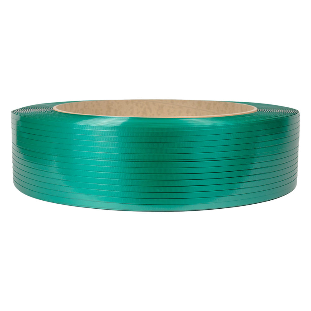 Fleje Plástico Poliéster Verde Pet Moleteado de 1/2 y 5/8 – Packsys