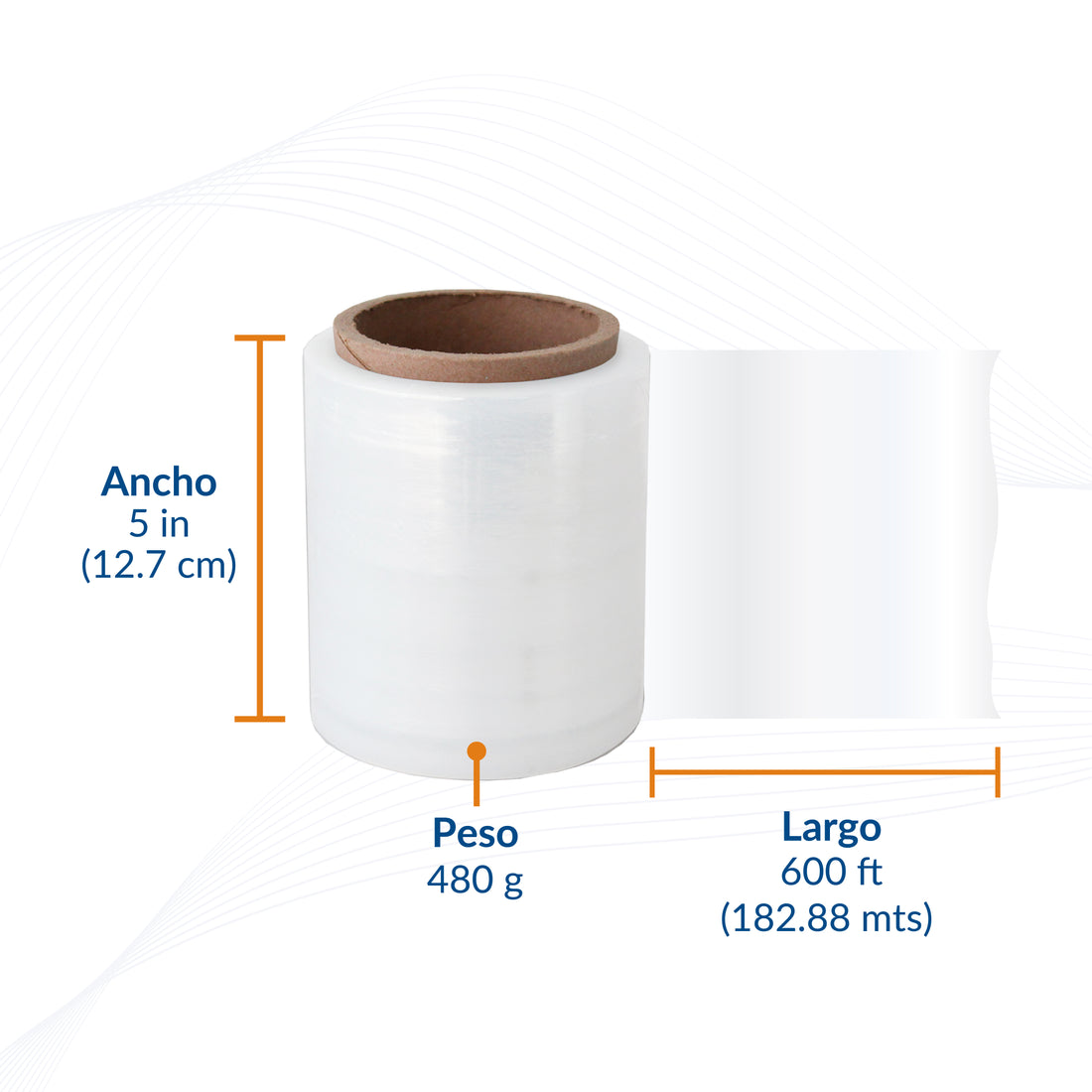 Packsys Mini Rollos de Película Stretch