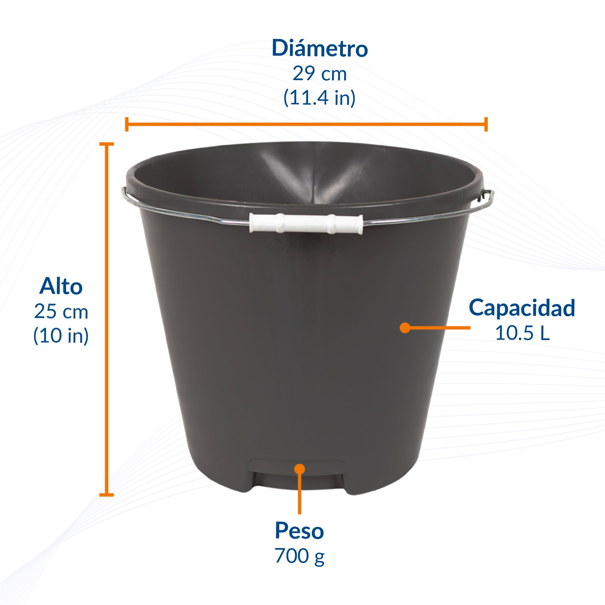 Cubeta 10.5 L – Packsys