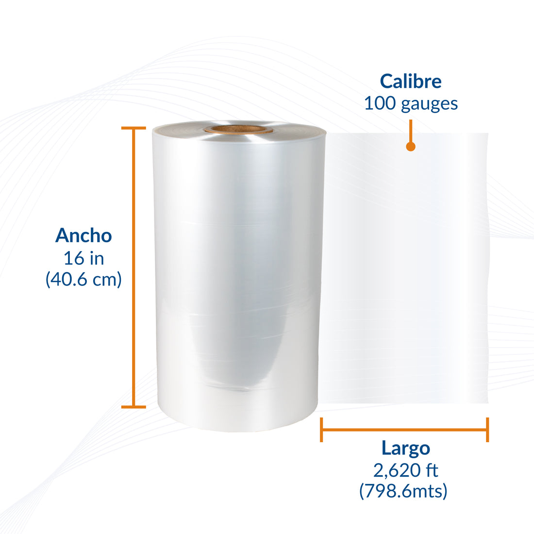 Película Poliolefina Termoencogible (POF) Calibre 100 – Packsys