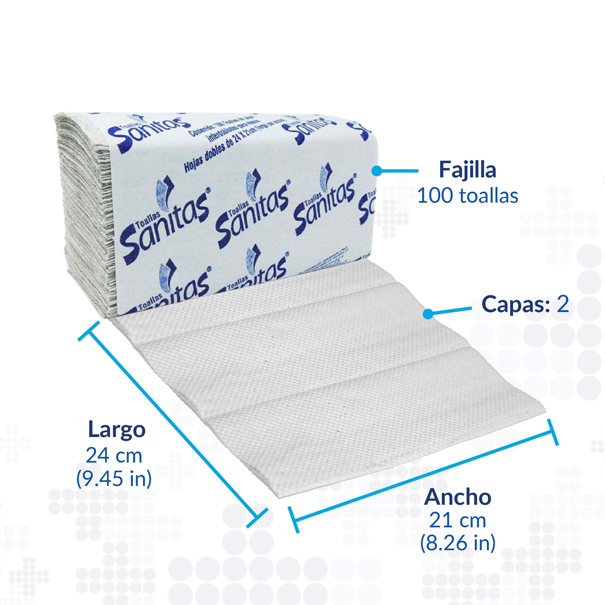 Sanitas Kimberly Clark Toalla para Manos Interdoblada – Packsys